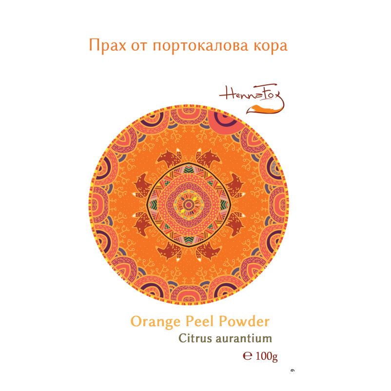 Henna fox powder from orange peel 100g - MegaRemedy