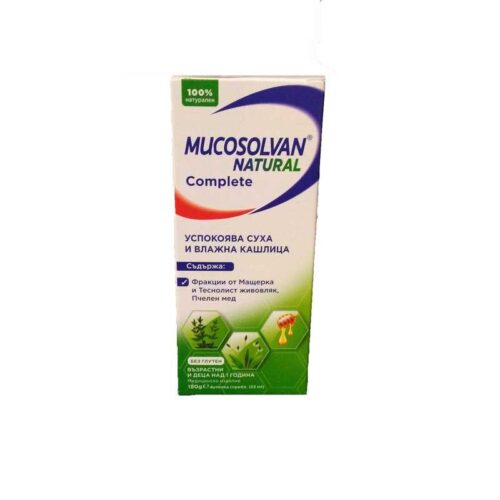 Sanofi Mucosolvan Natural Syrup Efficient syrup in damp and dry cough ...