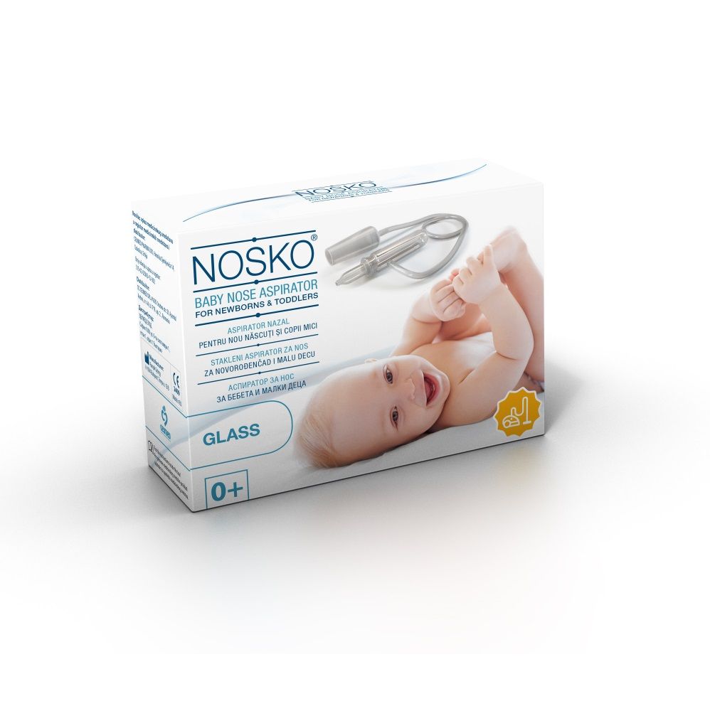 CEUMED NOSKO 0+ Glass aspirator to remove the secretions of the nose ...