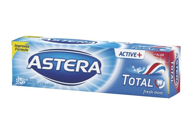 Astera Active + Total paste for maximum teeth protection 100ml - MegaRemedy