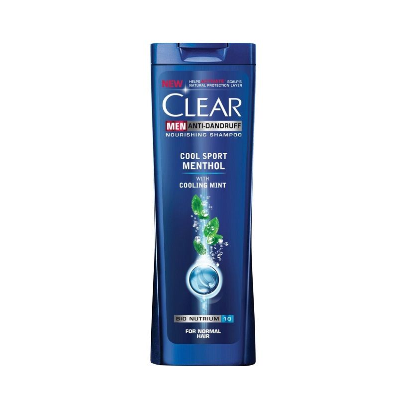 Clear Men Cool Sport Menthol Shampoo against Dandruff for Men with ...